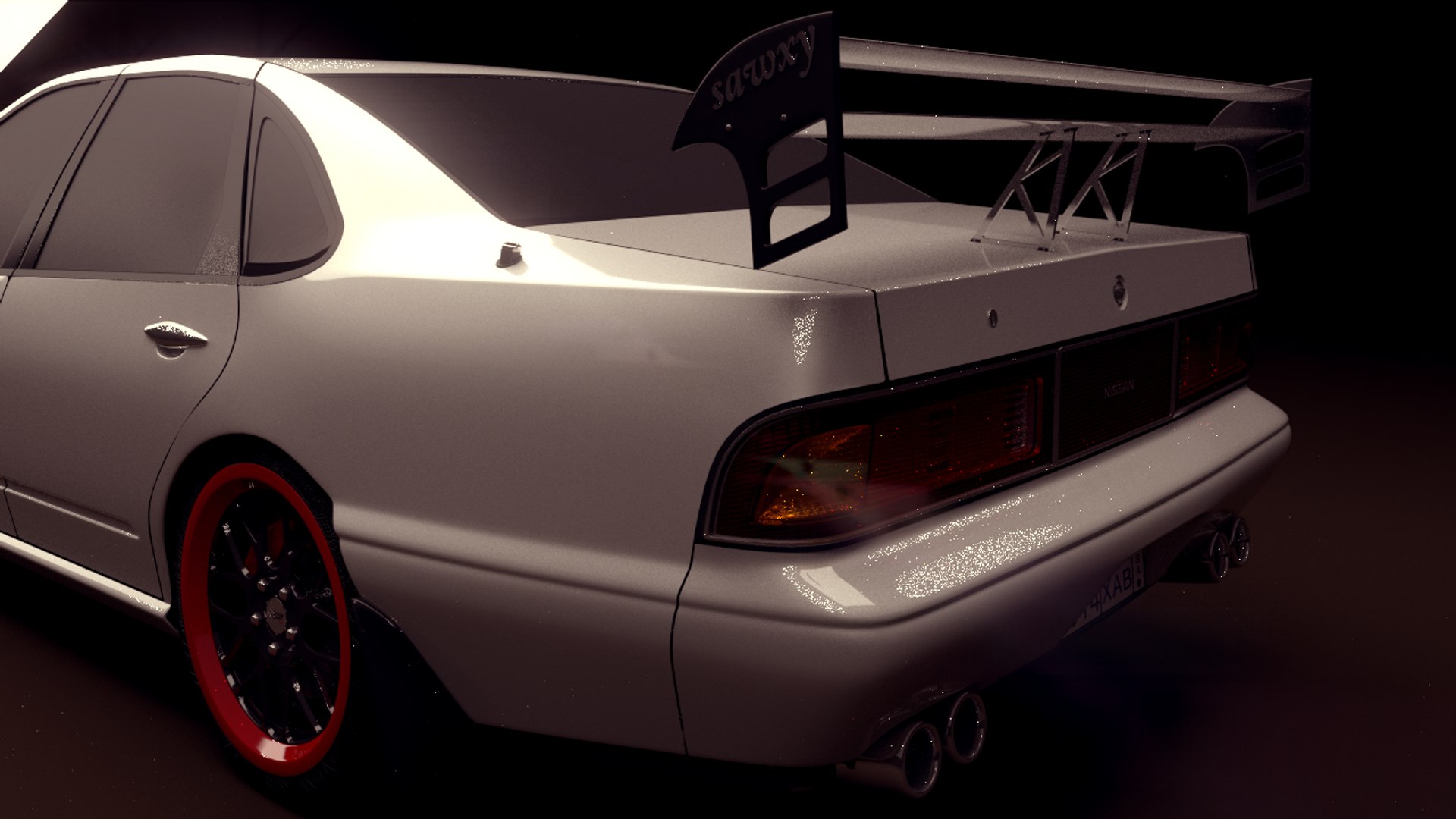 3d Nissan Cefiro A31 Model