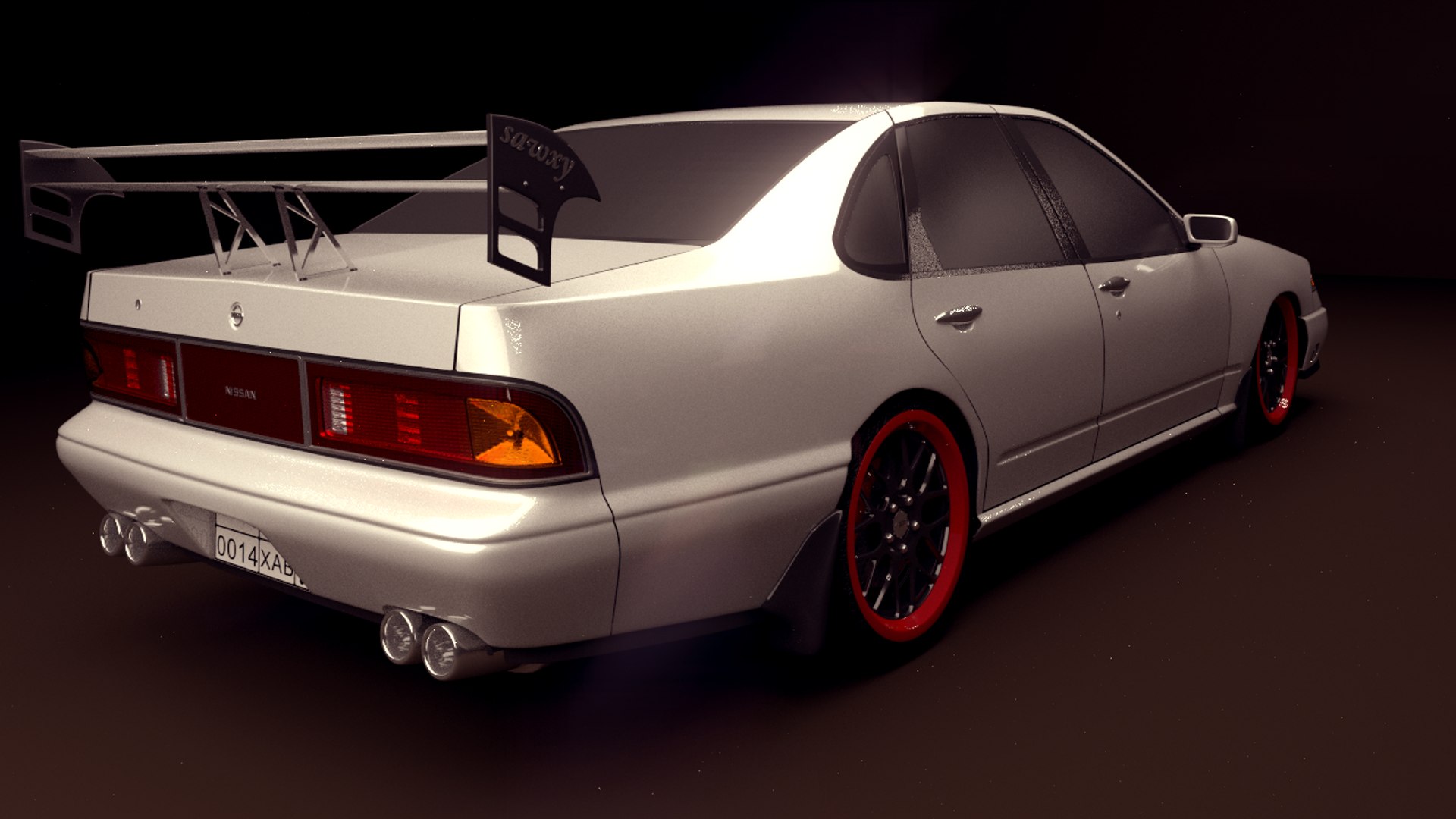 3d Nissan Cefiro A31 Model