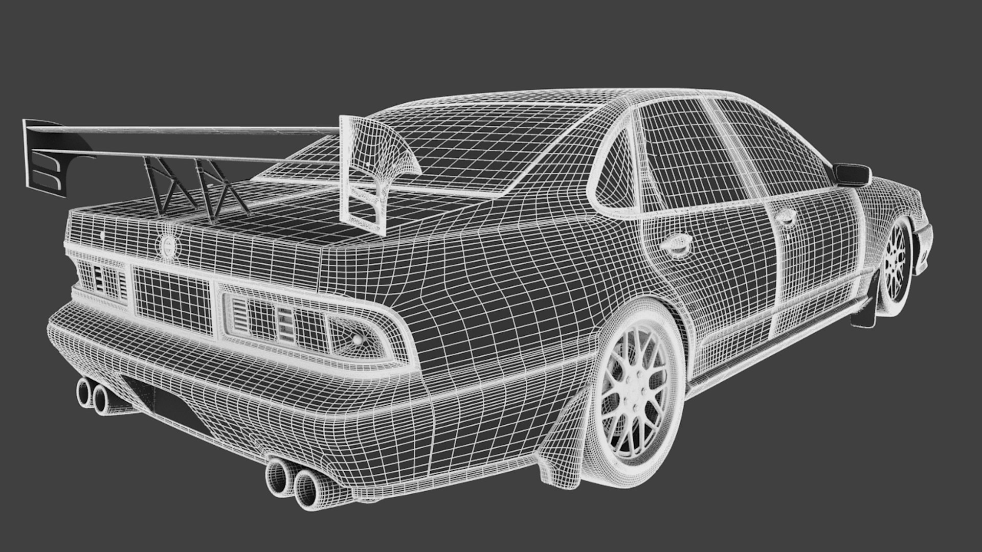 3d Nissan Cefiro A31 Model