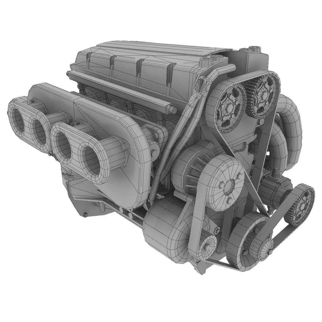 4a-ge engines formula atlantic 3D model - TurboSquid 1408817