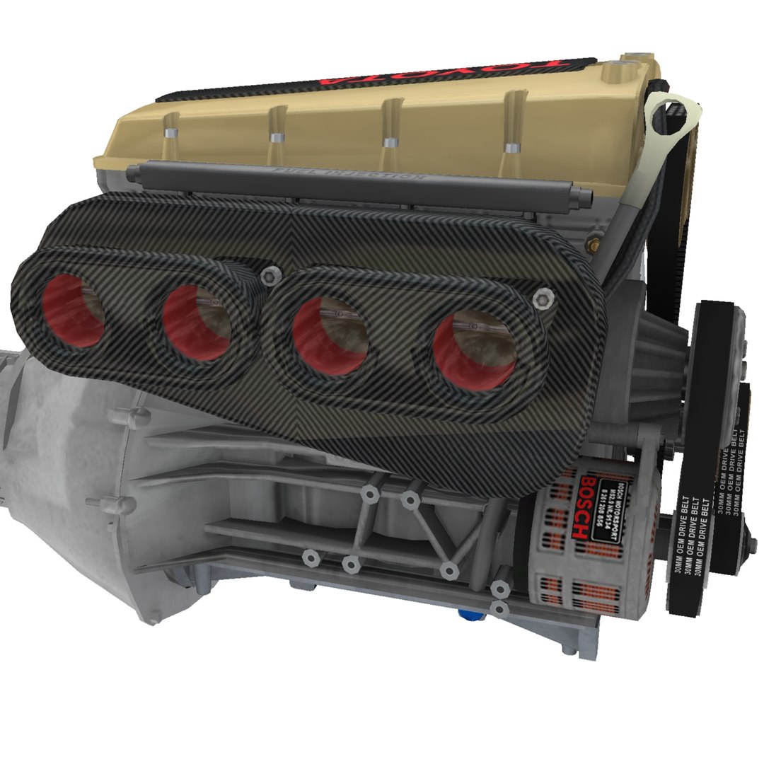 4a-ge engines formula atlantic 3D model - TurboSquid 1408817