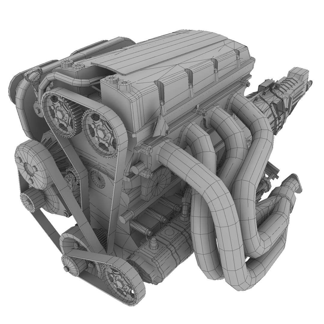 4a-ge engines formula atlantic 3D model - TurboSquid 1408817