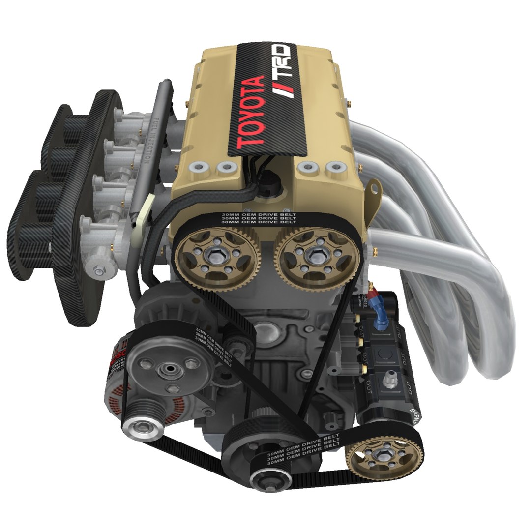 4a-ge Engines Formula Atlantic 3D Model - TurboSquid 1408817