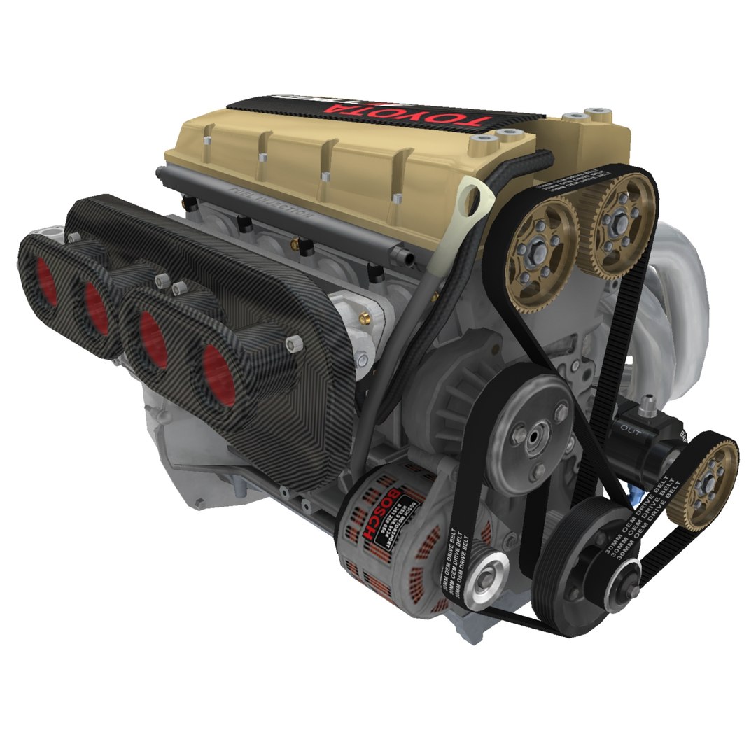 4a-ge Engines Formula Atlantic 3D Model - TurboSquid 1408817