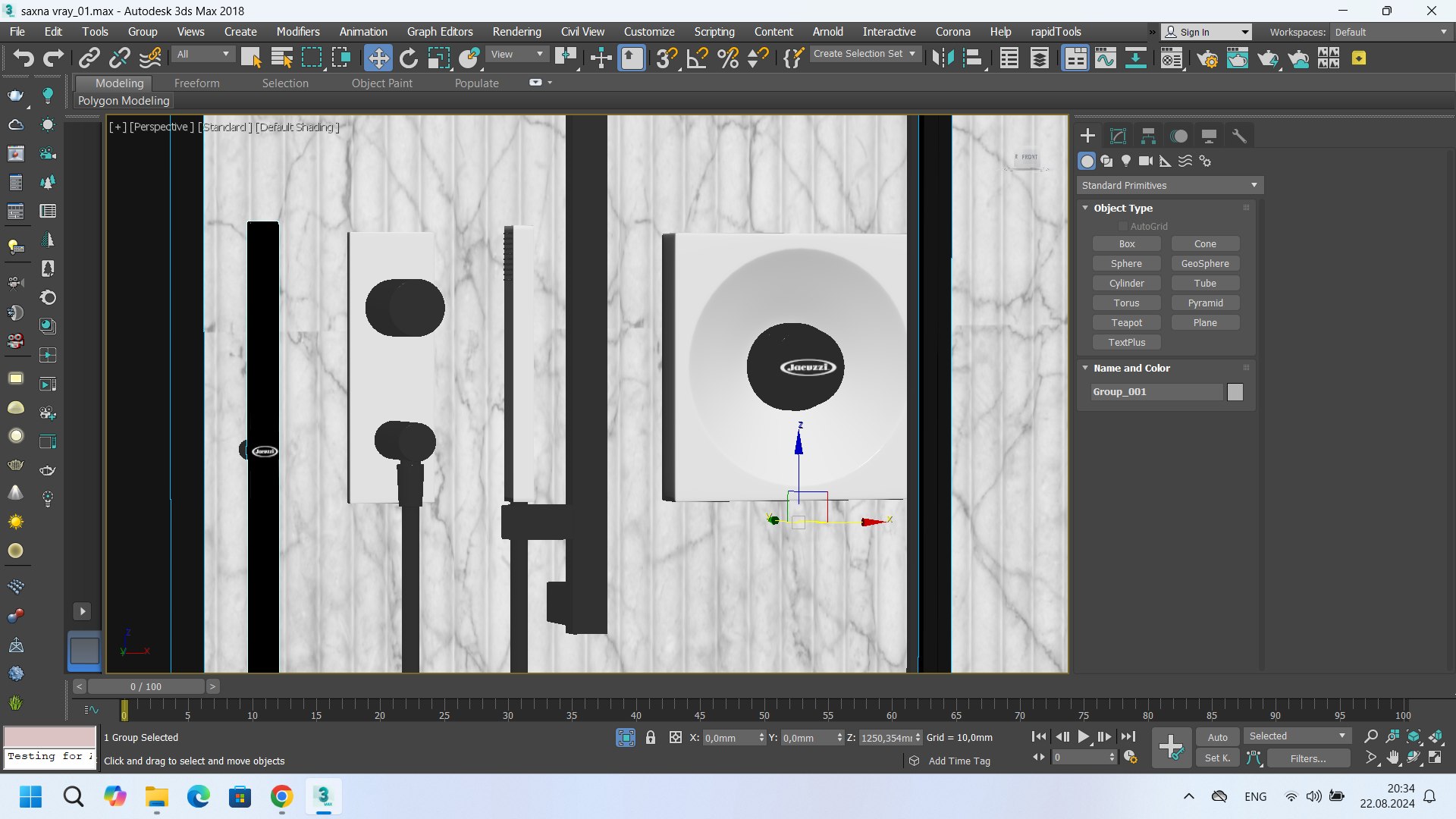 Shower Cabin Jacuzzi XYZ Model - TurboSquid 2271378