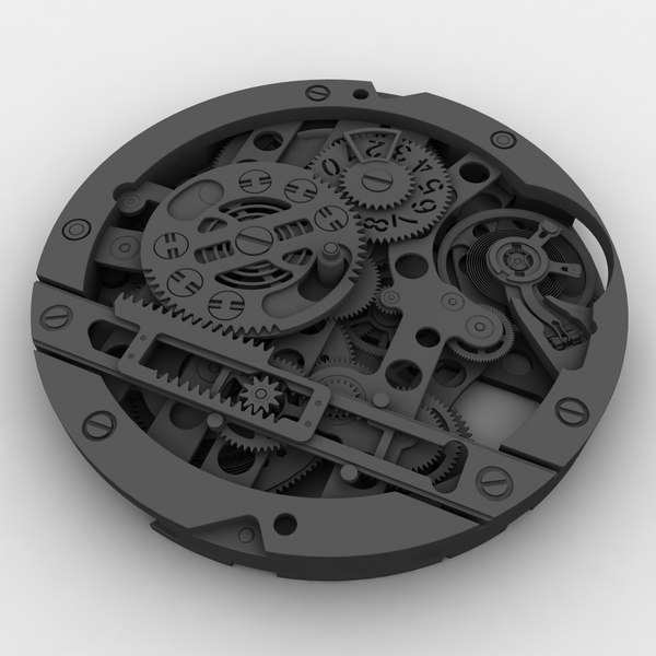 3d watch mechanism