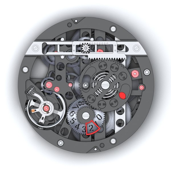 3d watch mechanism