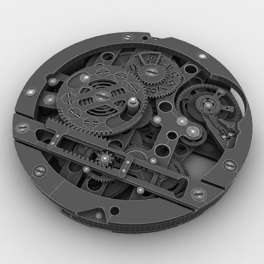 3d Watch Mechanism