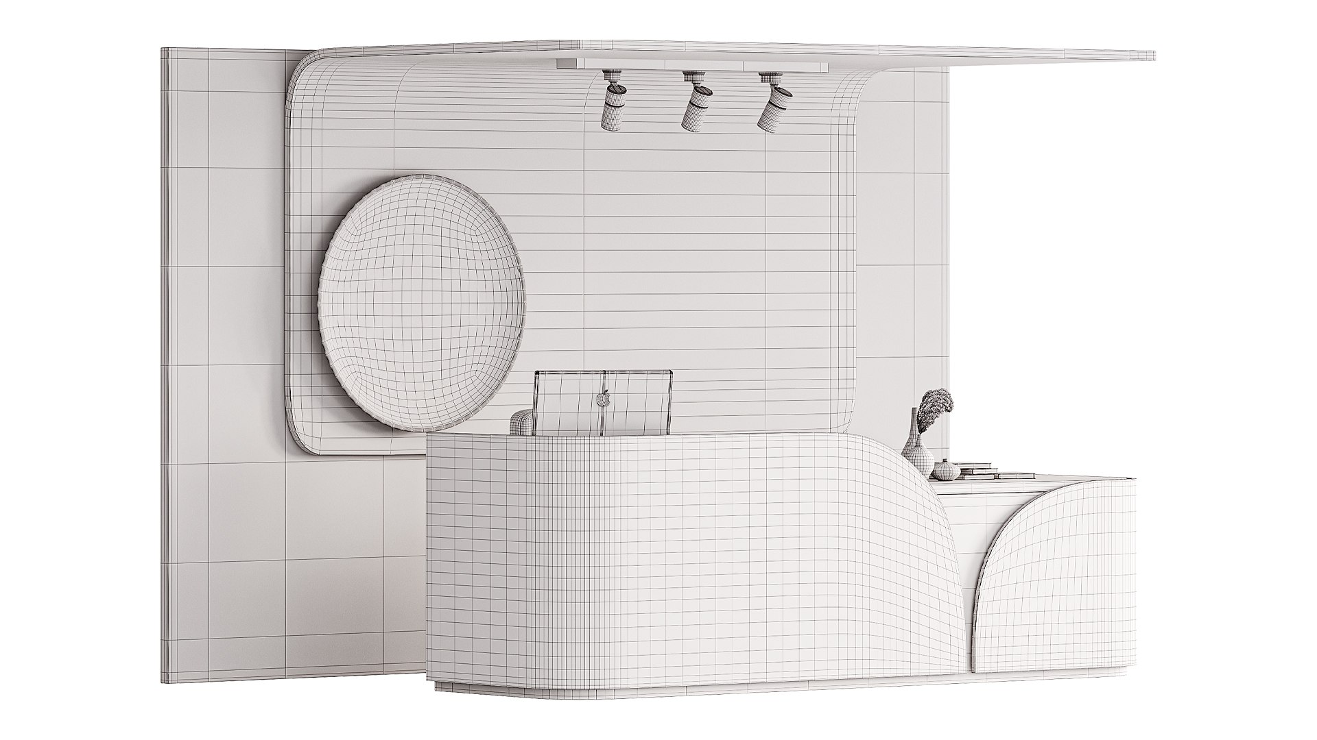 Contemporary Reception 12 3D - TurboSquid 2245949