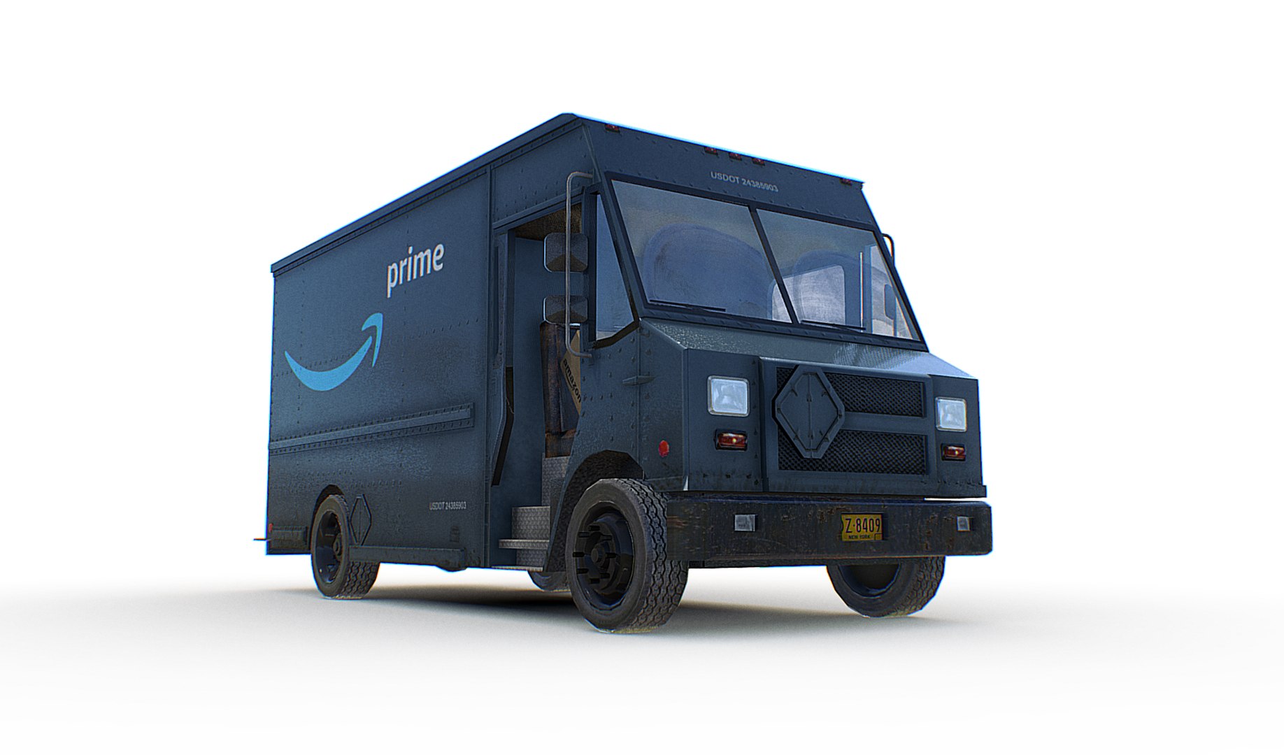 3D Amazon Prime Delivery Truck - TurboSquid 2104809