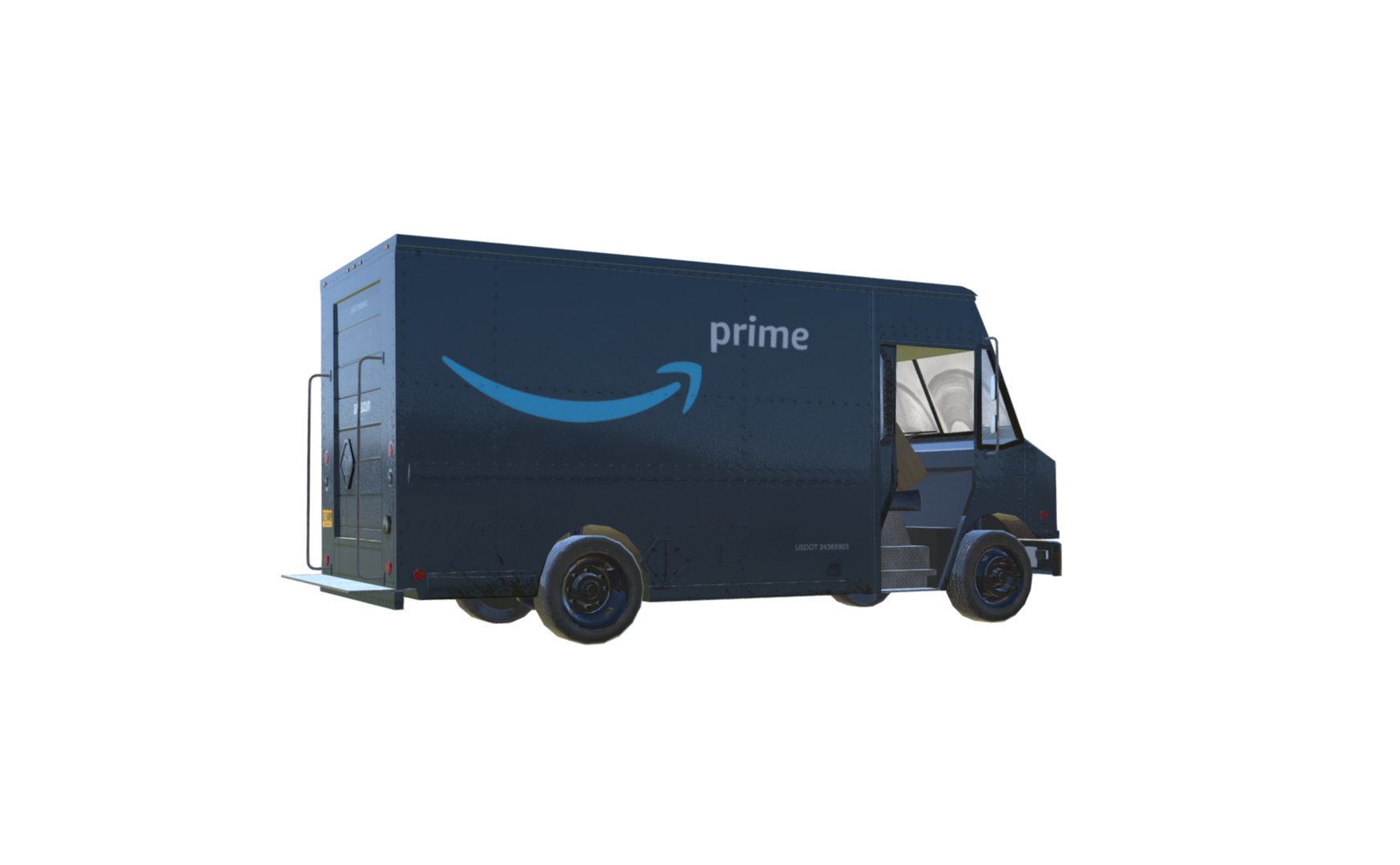3D Amazon Prime Delivery Truck - TurboSquid 2104809