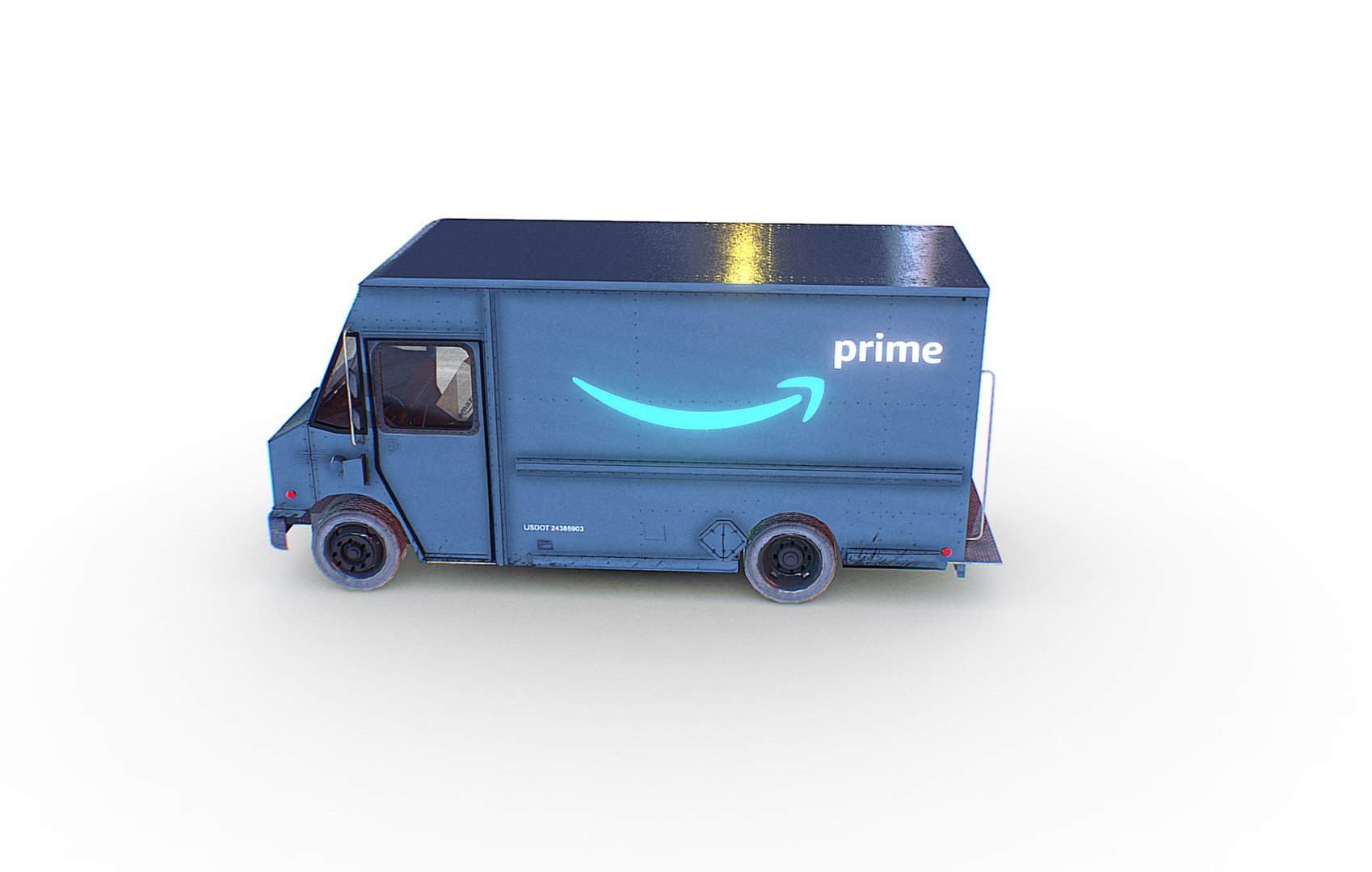 3D Amazon Prime Delivery Truck - TurboSquid 2104809