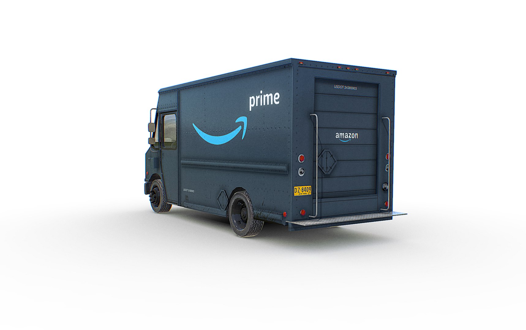 3D Amazon Prime Delivery Truck - TurboSquid 2104809