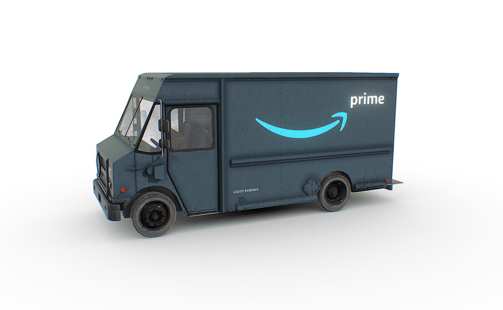 3D Amazon Prime Delivery Truck - TurboSquid 2104809