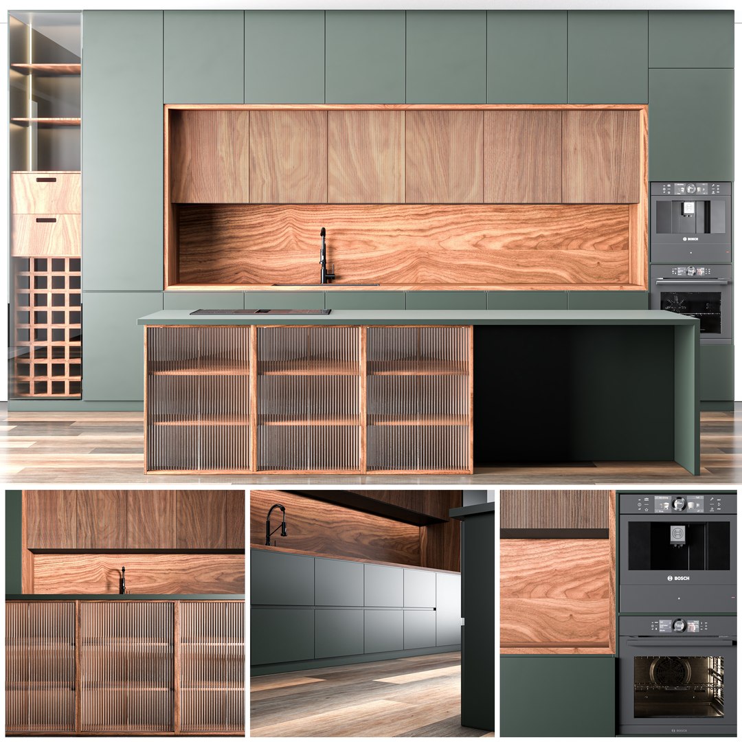 Kitchen Set 03 3D Model - TurboSquid 2216183