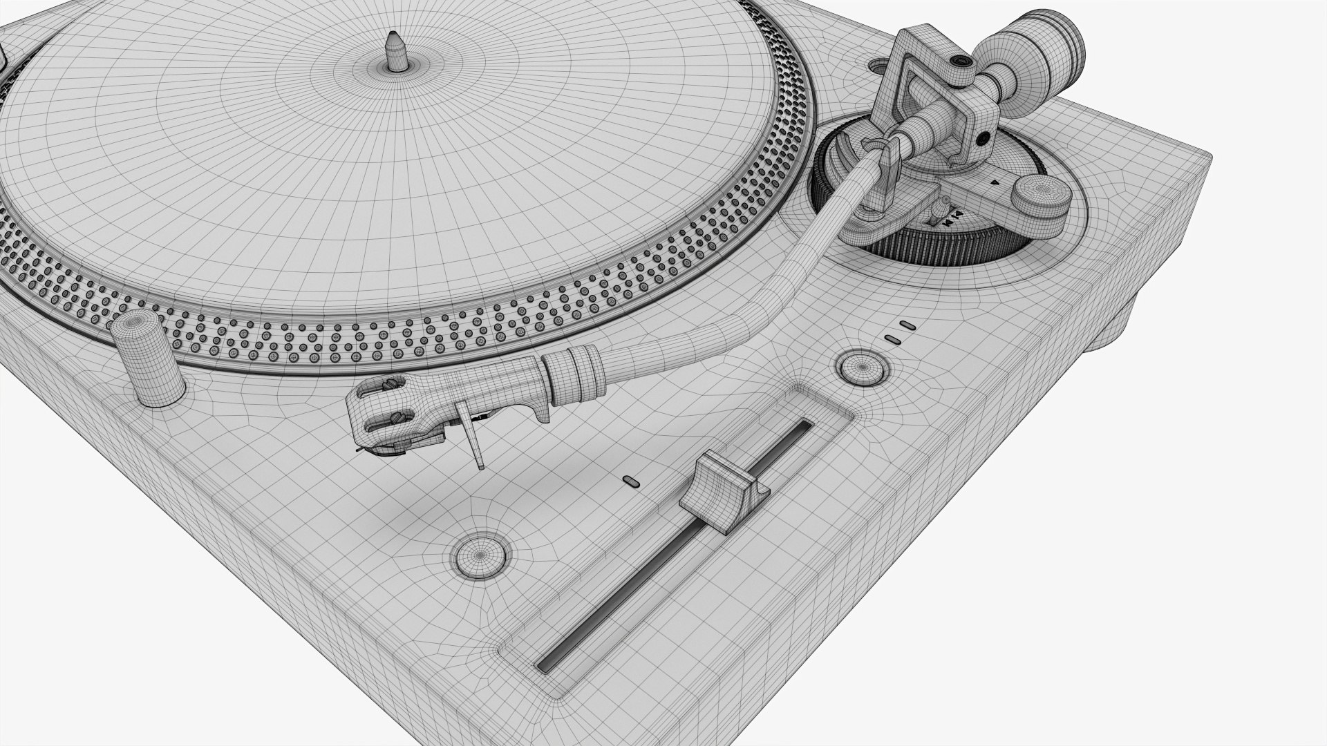 Direct drive turntable 3D model - TurboSquid 1779999