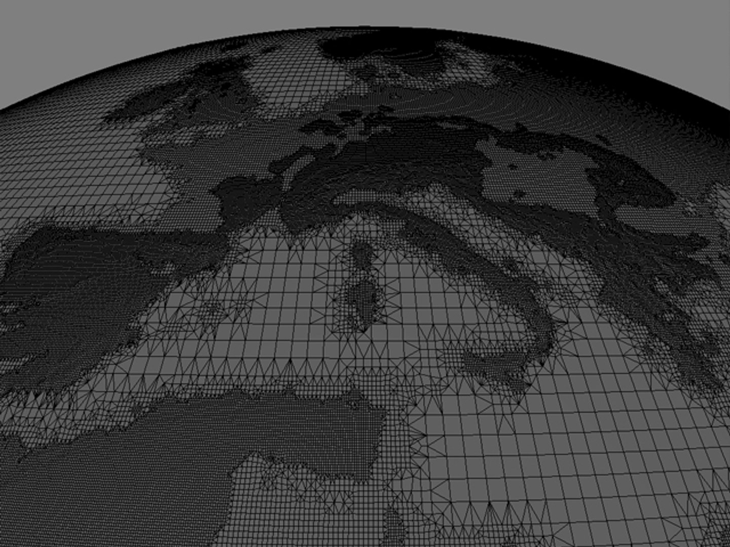 3ds Max Earth Mapped
