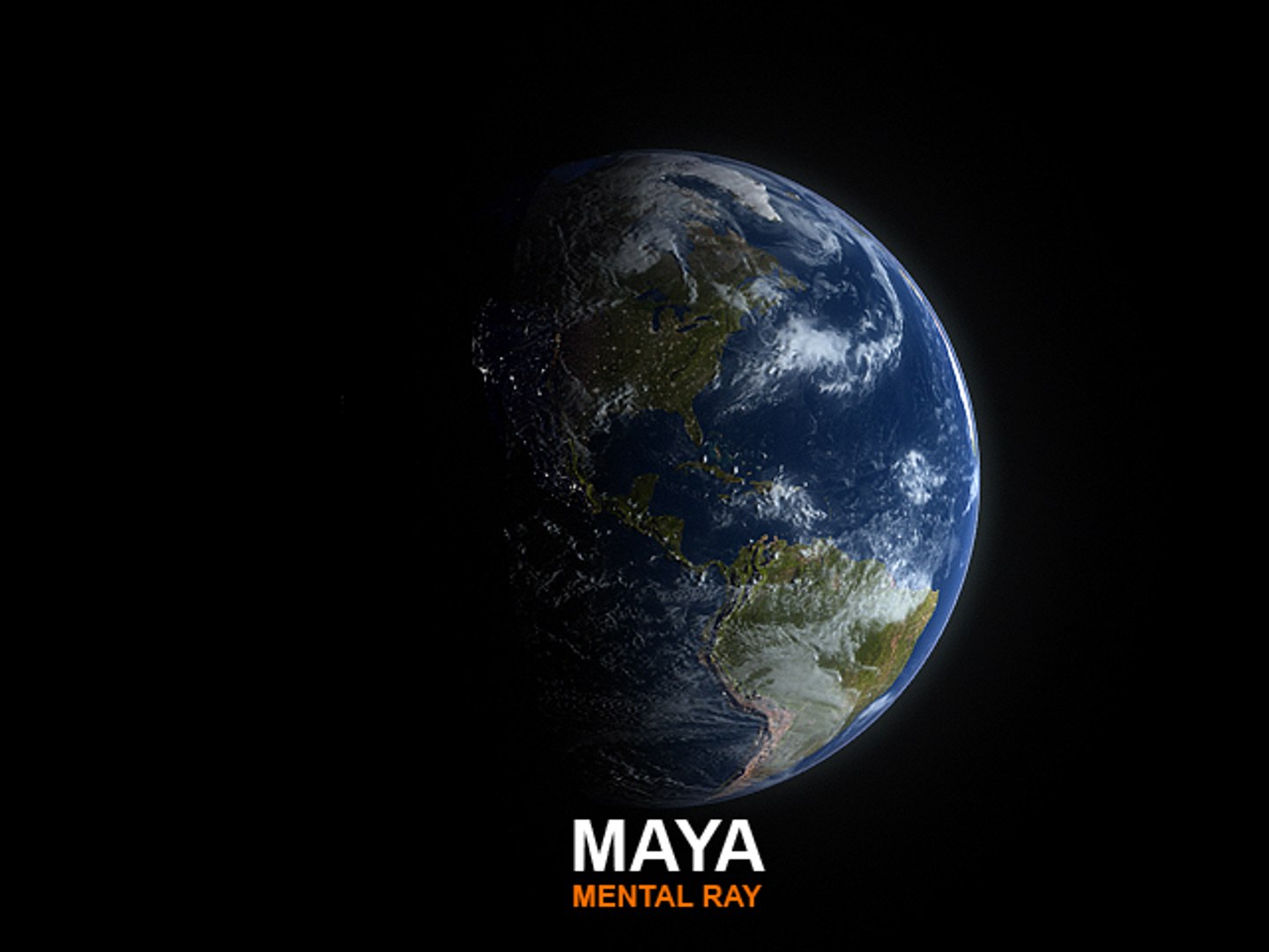 3ds Max Earth Mapped
