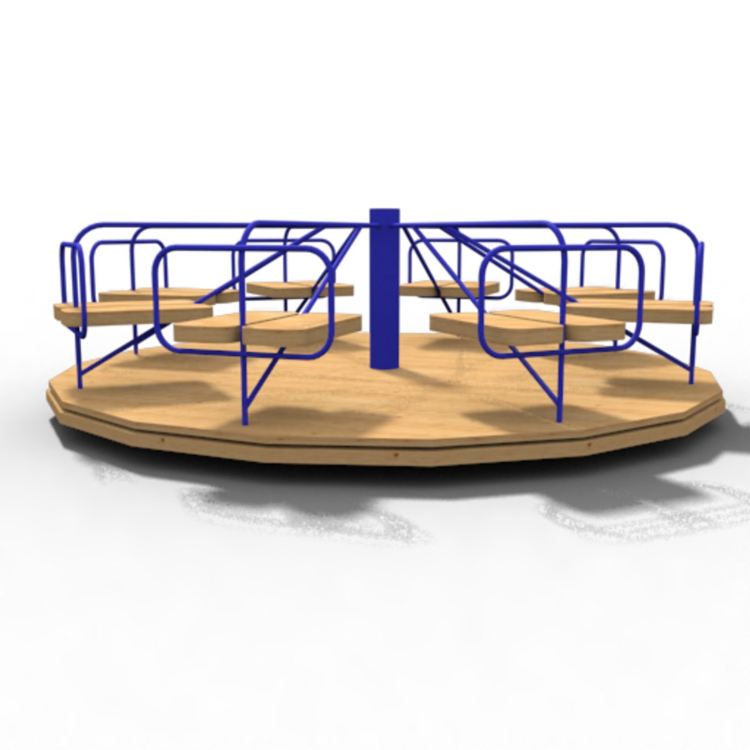 Playground Roundabout 3D Model - TurboSquid 1430692
