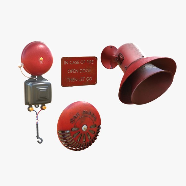 modelo 3d Trío de alarmas contra incendios - TurboSquid 1745913