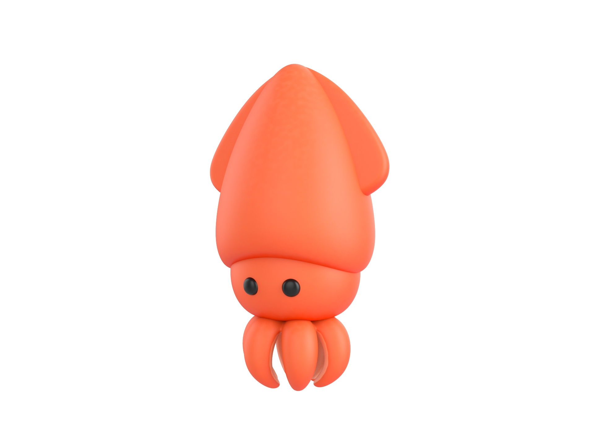 Squid character 3D model - TurboSquid 1701000