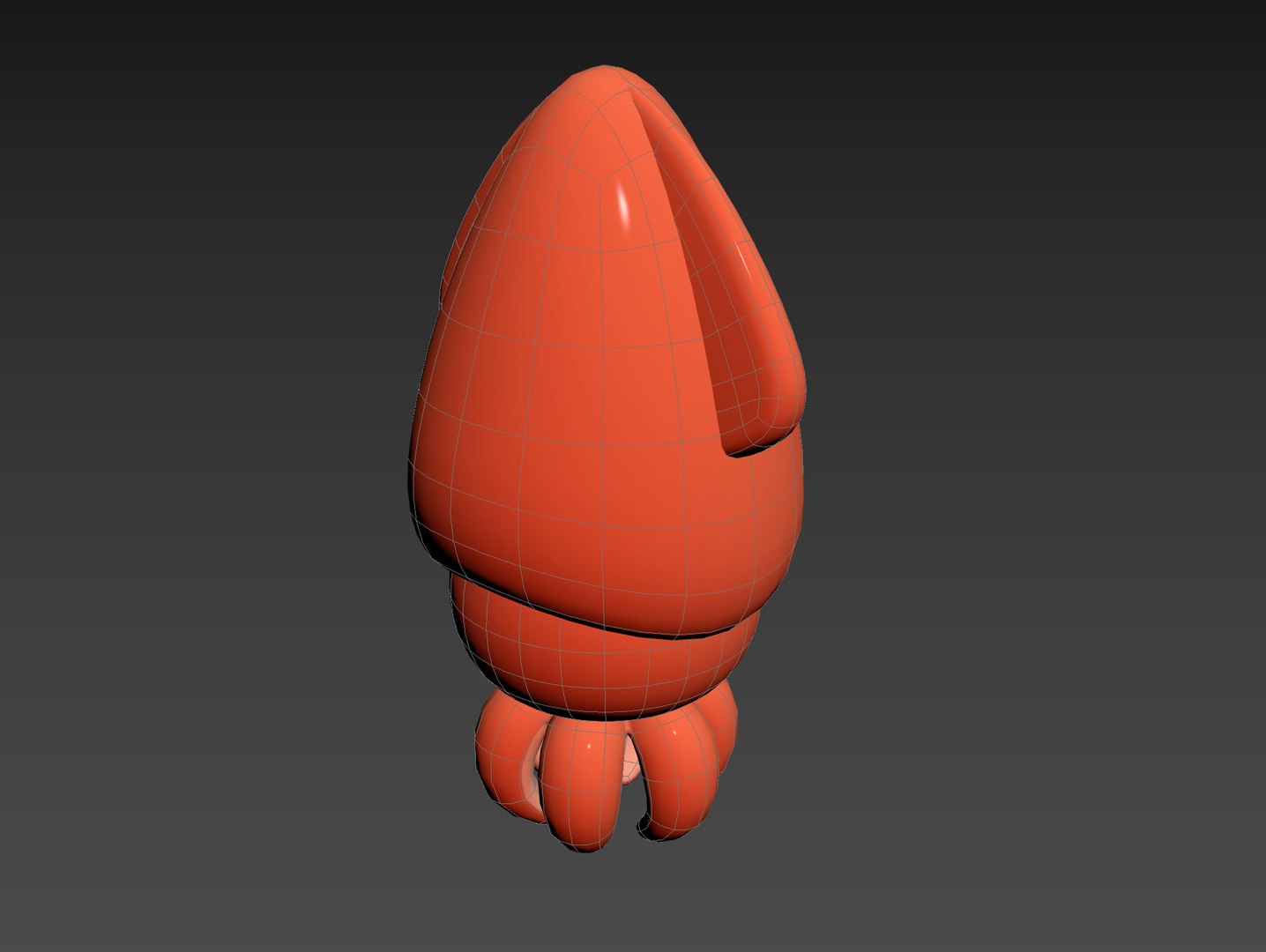 Squid character 3D model - TurboSquid 1701000