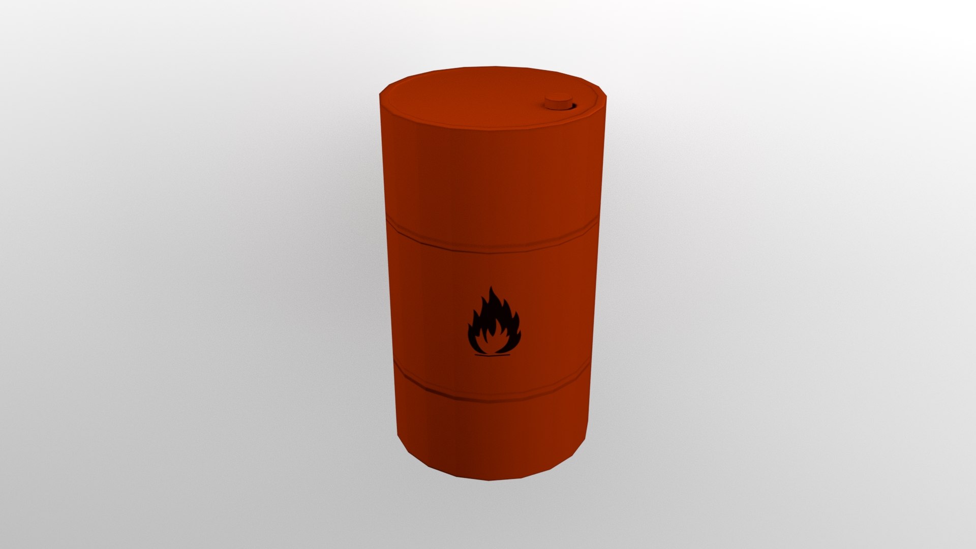 3D Flammable Barrel Model - TurboSquid 1494370