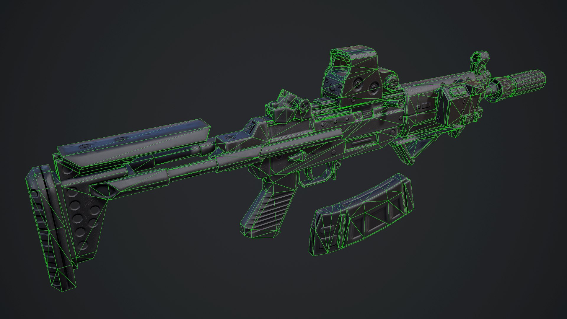 3D SIG SG552 MOD1 BLACK - TurboSquid 1806306