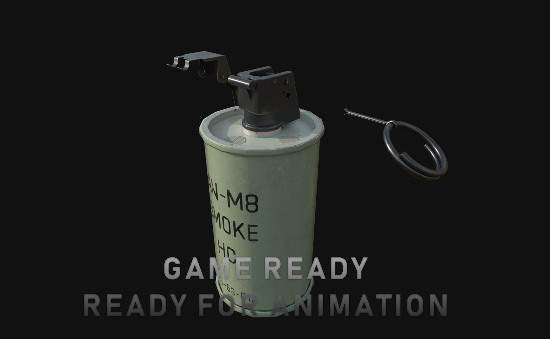 3D Anm8 Smoke Grenade Model - TurboSquid 1376903
