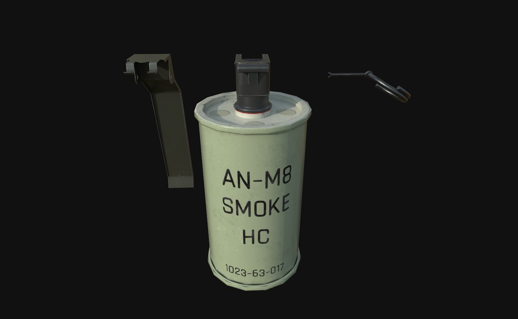 3D Anm8 Smoke Grenade Model - TurboSquid 1376903