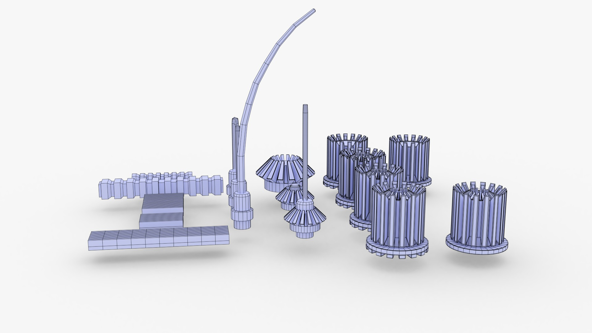 3D Model Greebles Sci-fi Machinery - TurboSquid 1316713