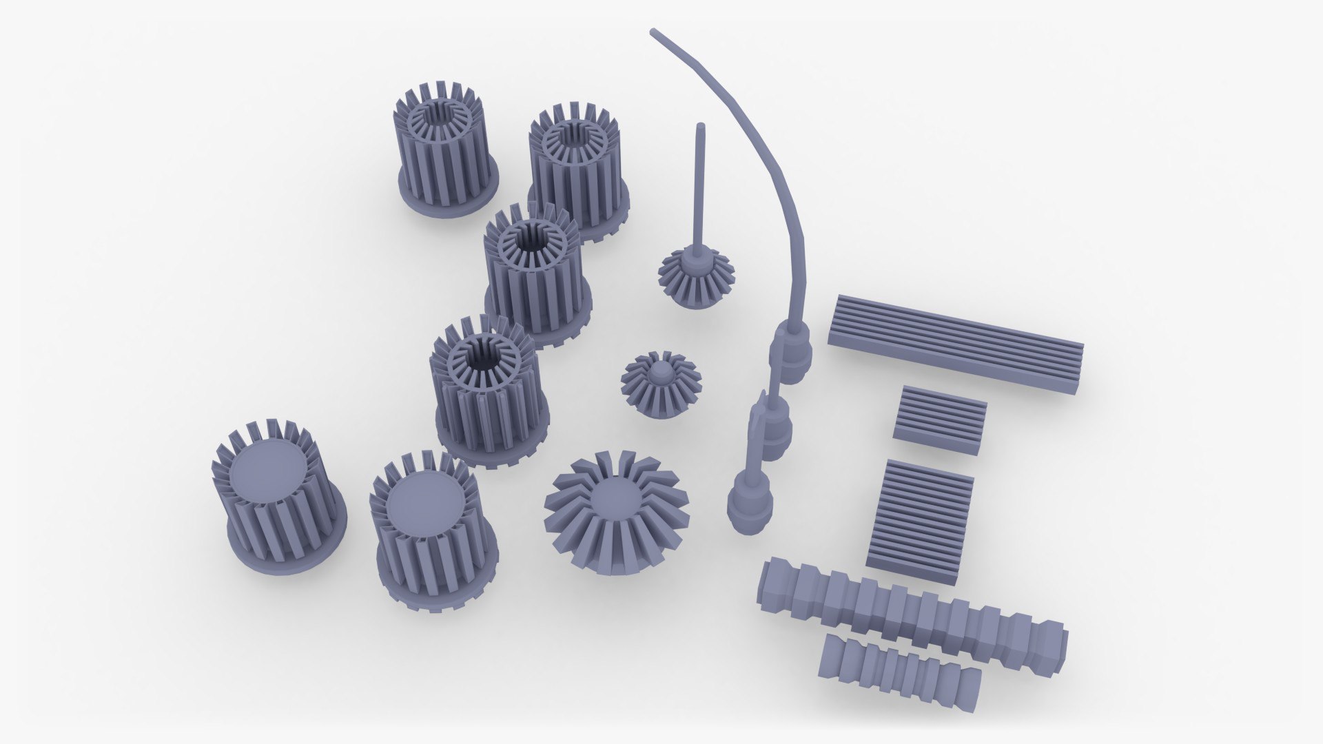 3D Model Greebles Sci-fi Machinery - TurboSquid 1316713