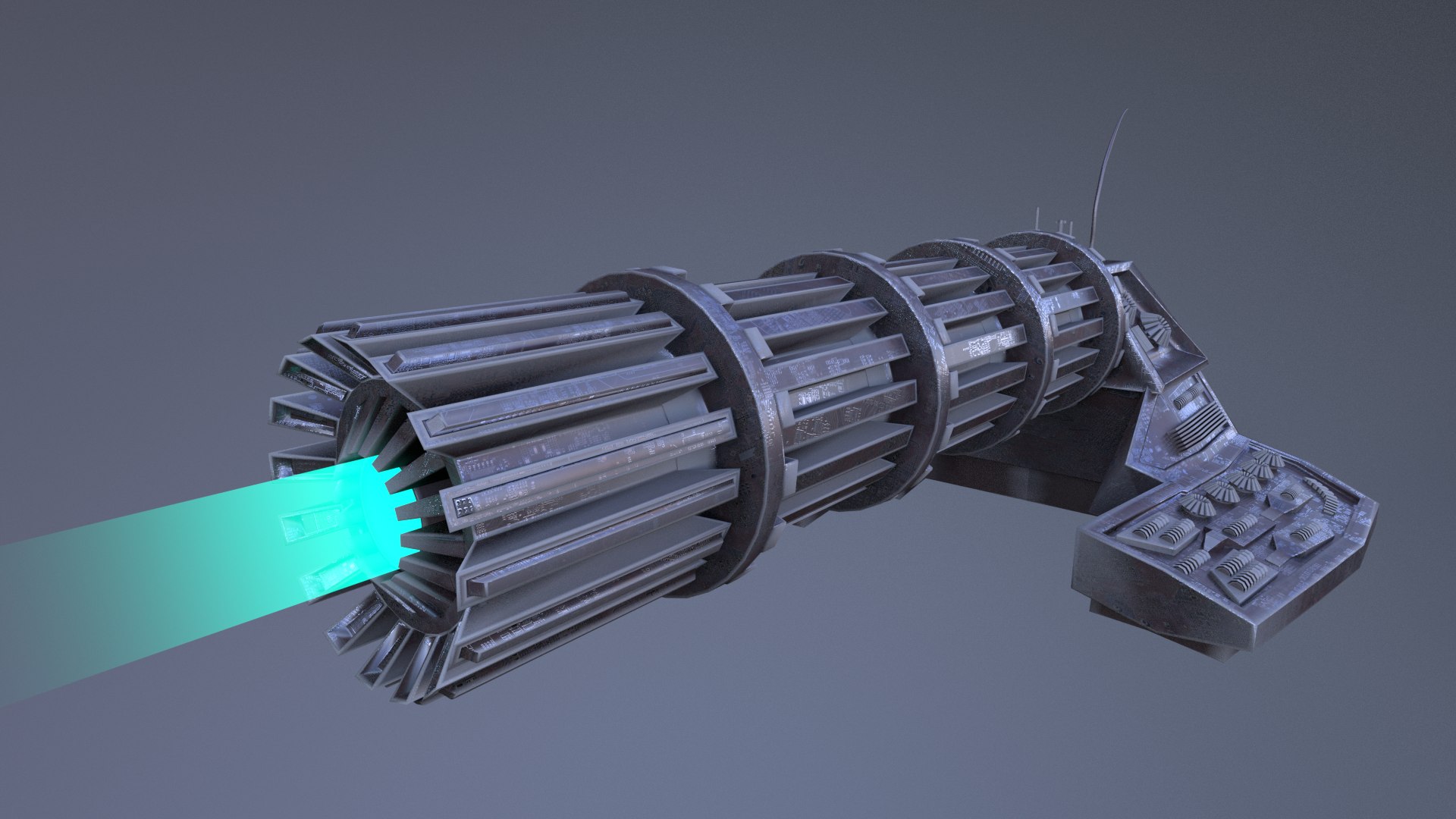 3D Model Greebles Sci-fi Machinery - TurboSquid 1316713