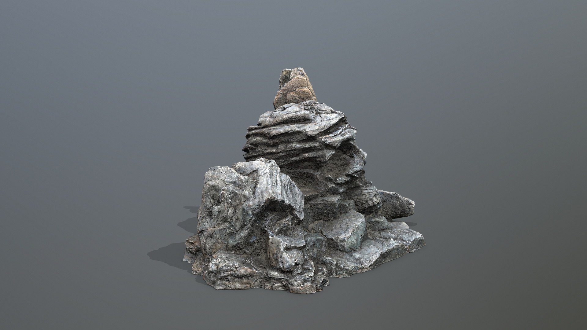 3D Skull Rock Model - TurboSquid 2303515