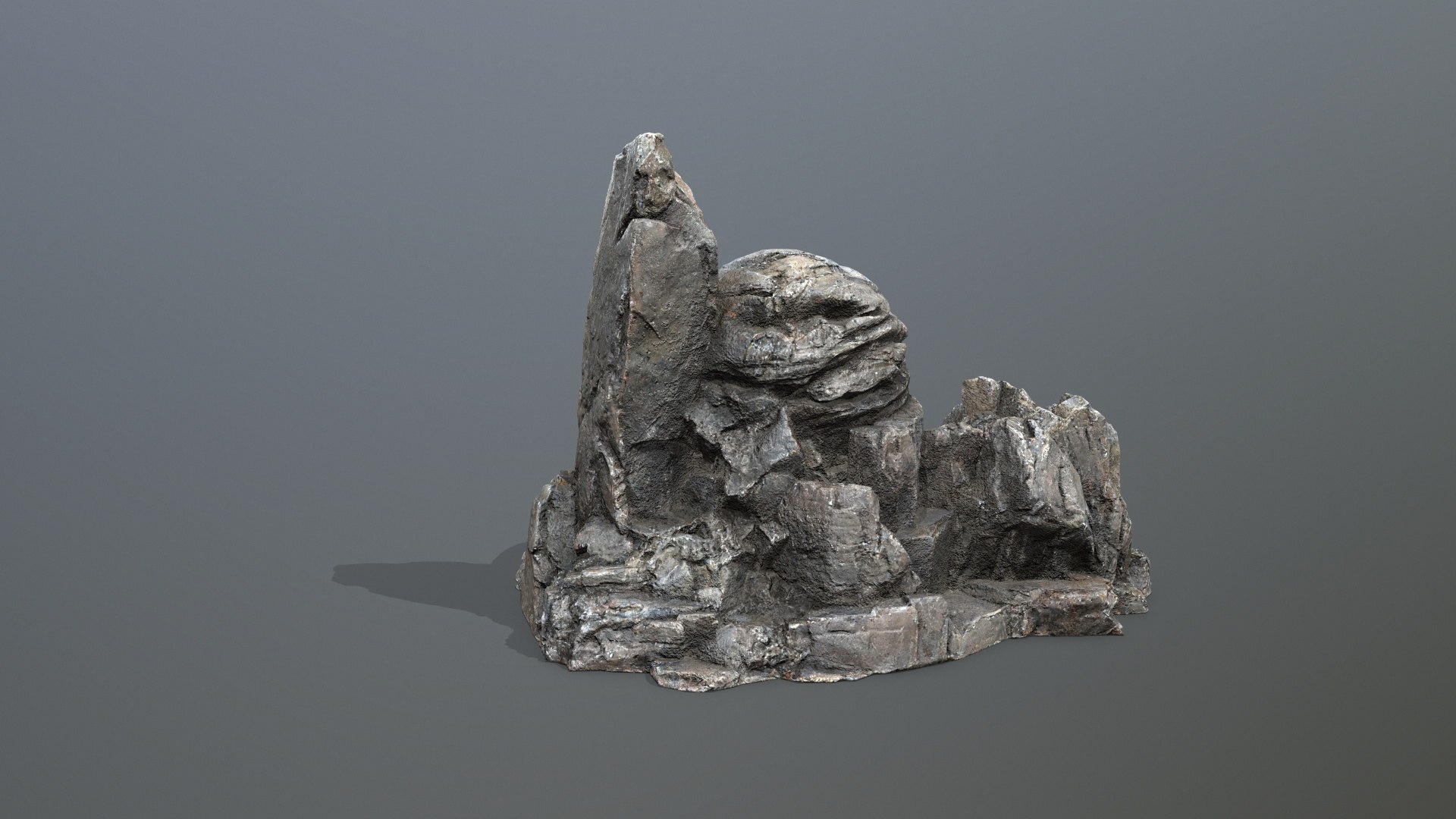 3D Skull Rock Model - TurboSquid 2303515
