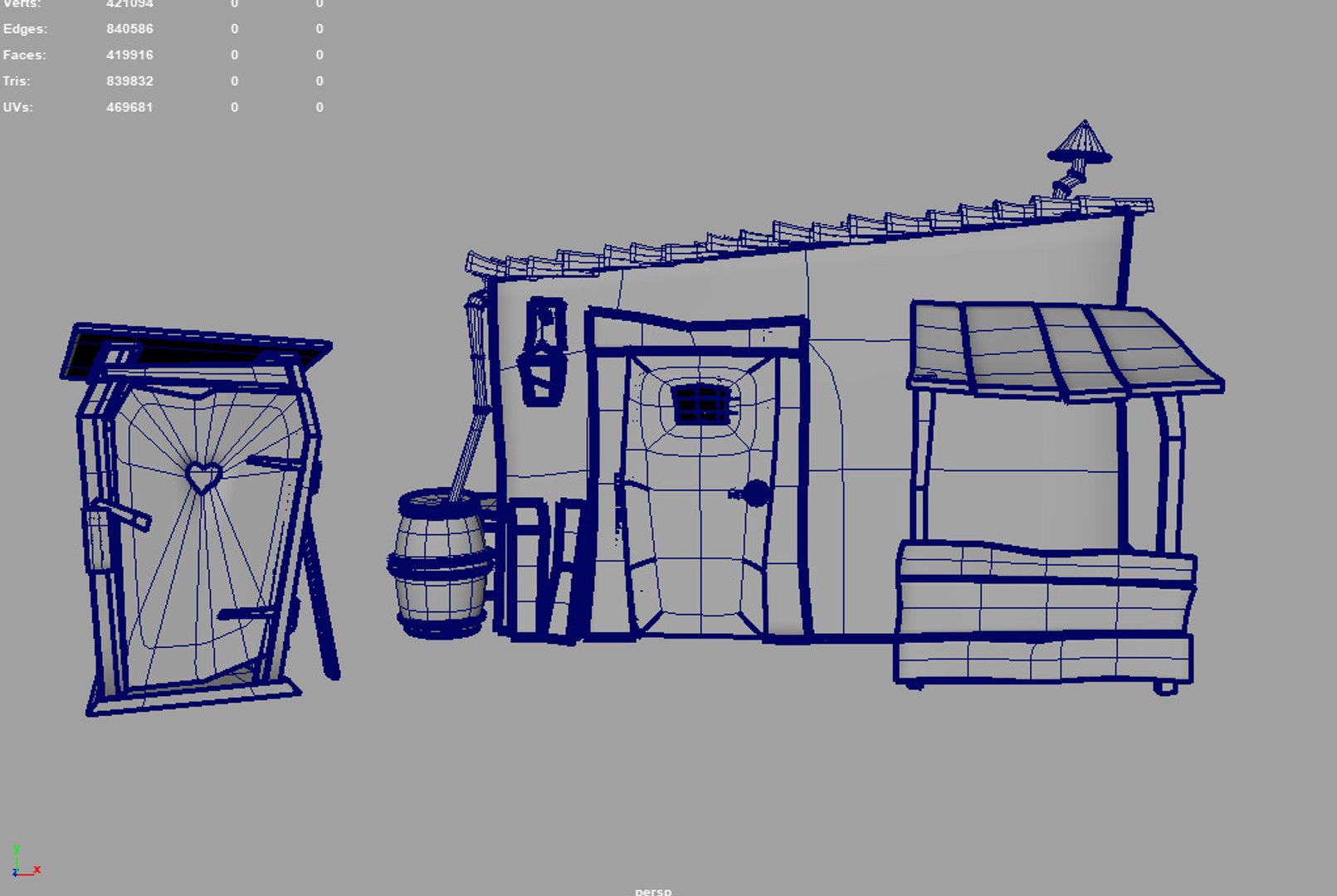 Old Shack 3D - TurboSquid 1294960