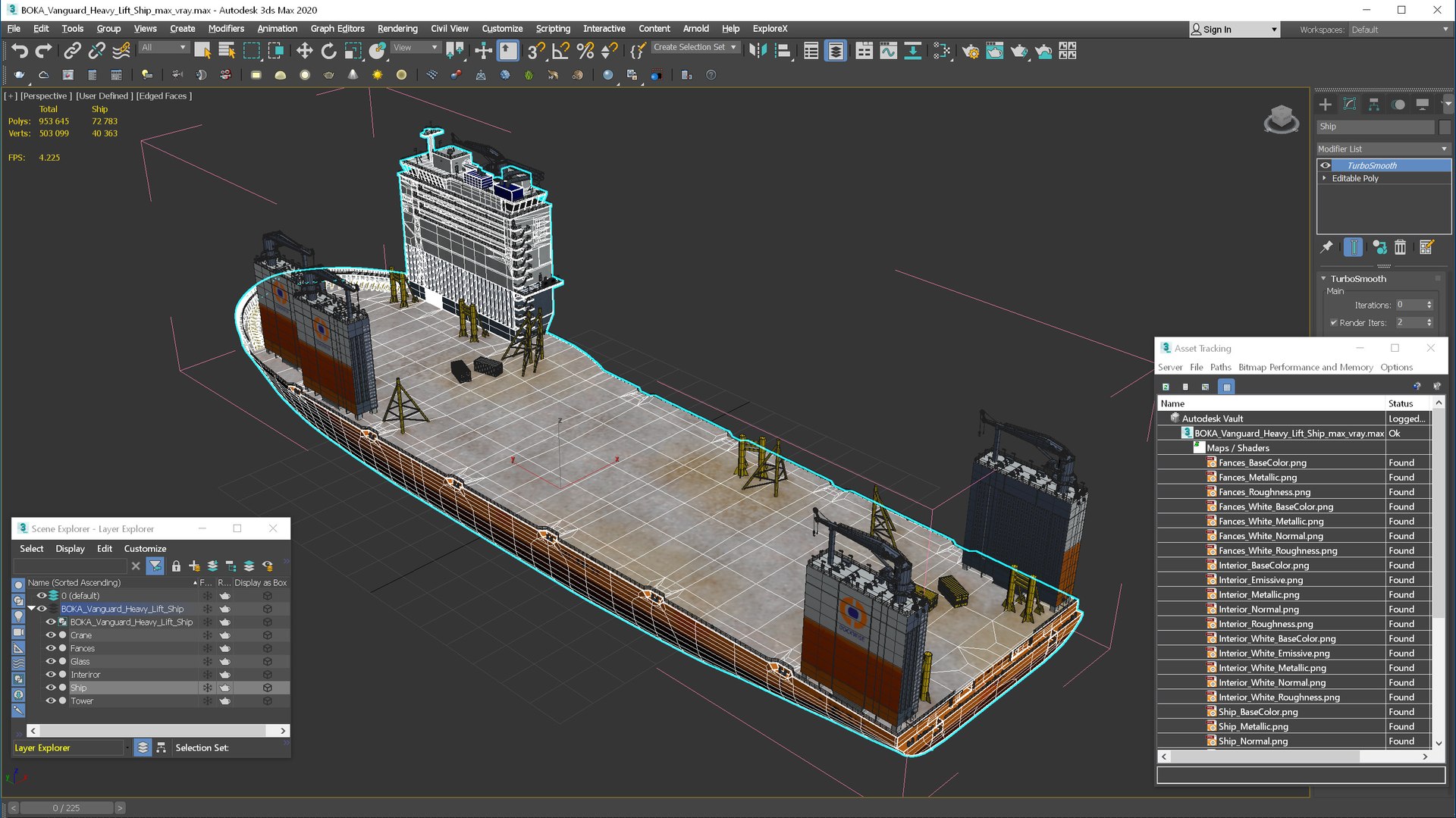 BOKA Vanguard Heavy Lift Ship 3D Model - TurboSquid 2390082