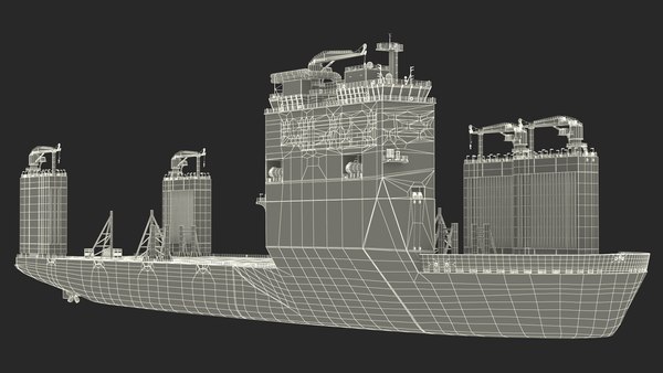 BOKA Vanguard 重型起重船3D模型 - TurboSquid 2390082