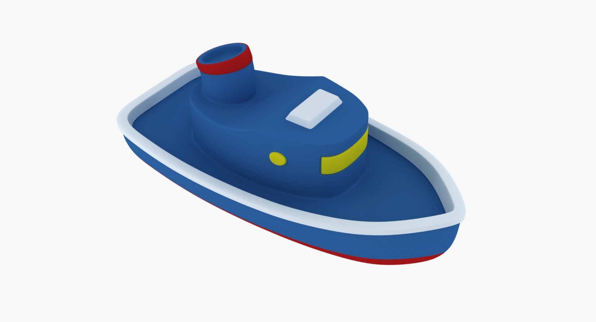 3d Model Toy Boat