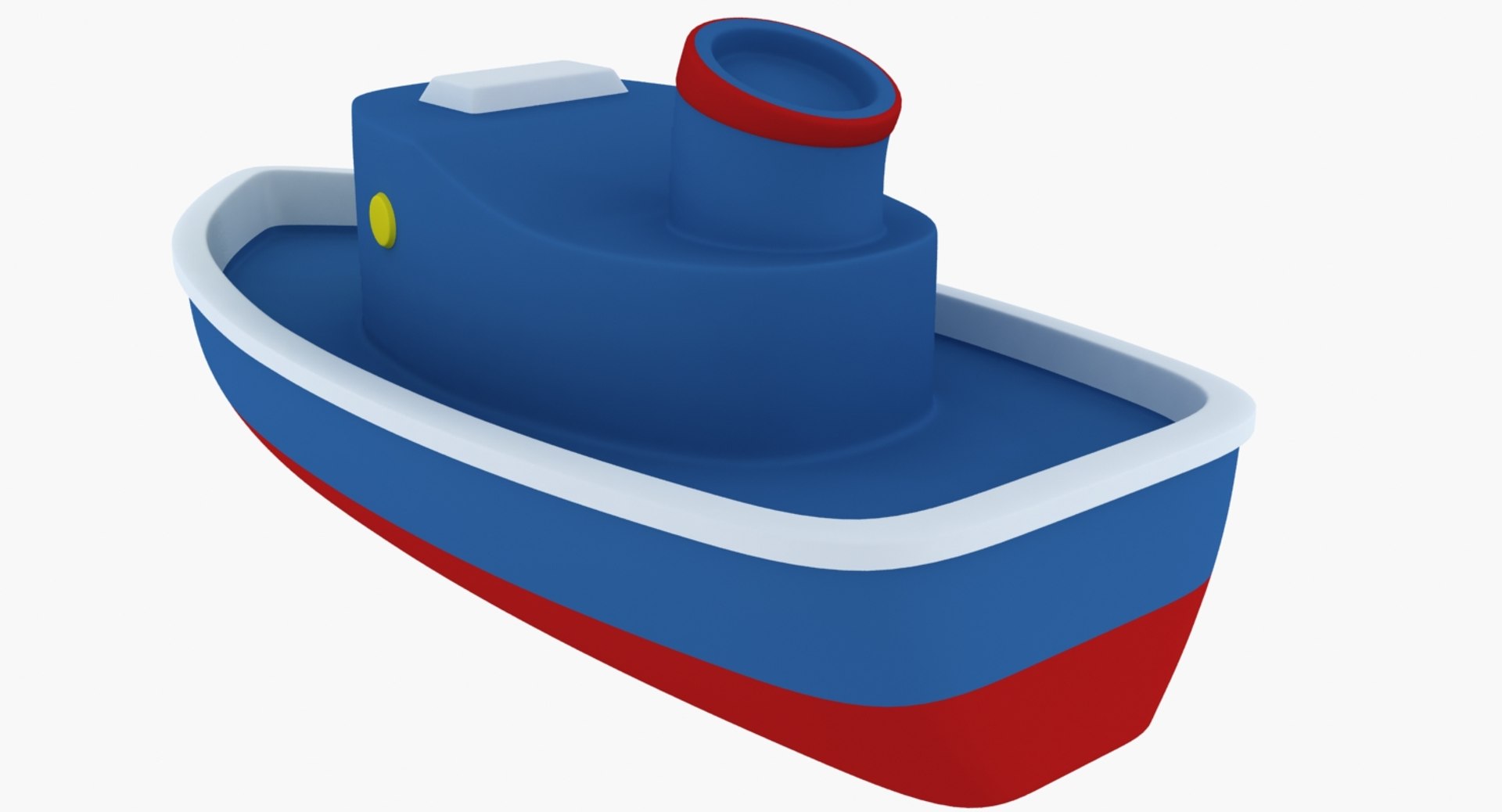 3d Model Toy Boat
