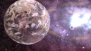 10 gas giants planets 3d model