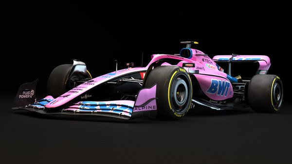 modelo 3d F1 Alpine A522 librea BWT 2022 - TurboSquid 1873569
