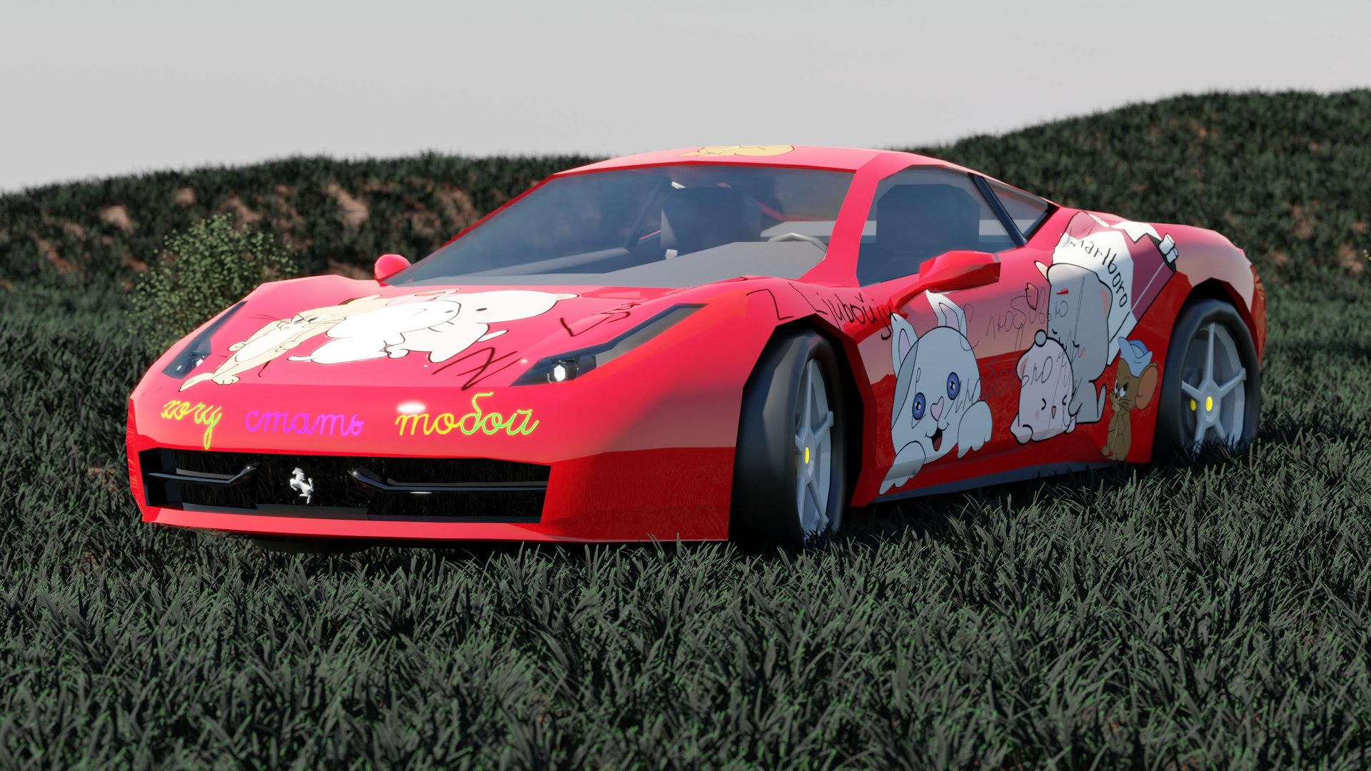 Lover Car 3D Model - TurboSquid 2003624