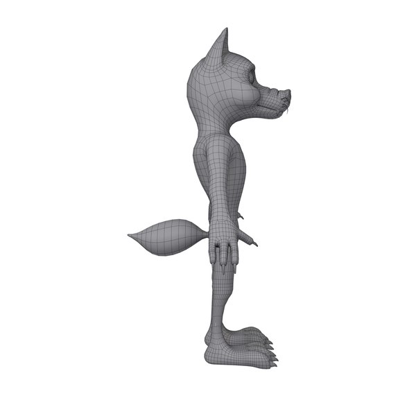 3D wolf cartoon model - TurboSquid 1587777