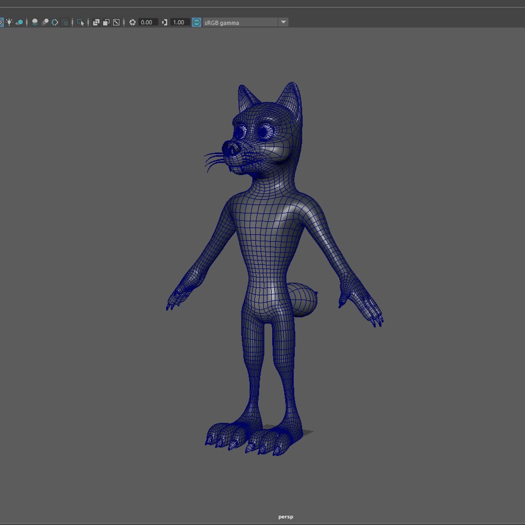 3D Wolf Cartoon Model - TurboSquid 1587777