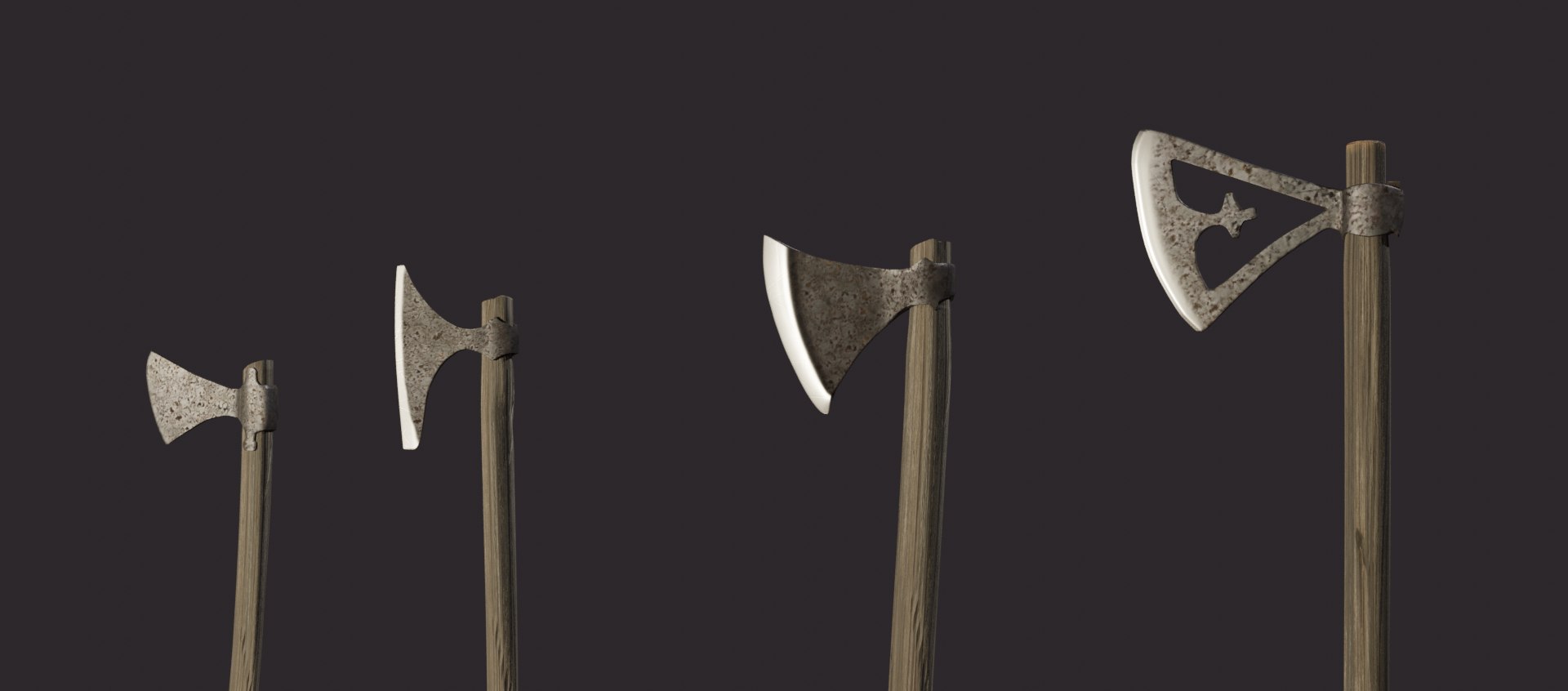 Danish Axe Collection 3D Model - TurboSquid 1856246