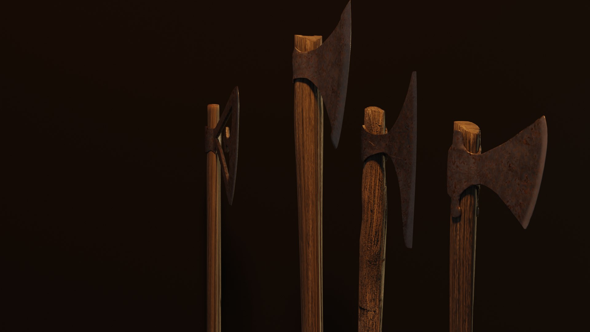 Danish Axe Collection 3D Model - TurboSquid 1856246