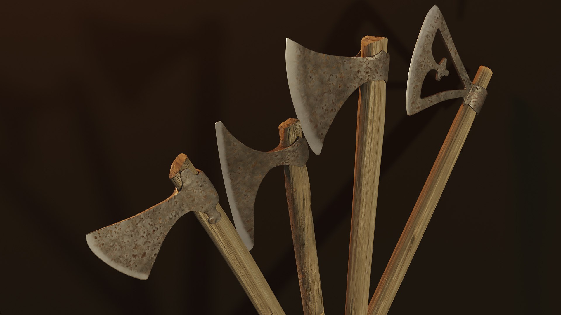 Danish Axe Collection 3D Model - TurboSquid 1856246