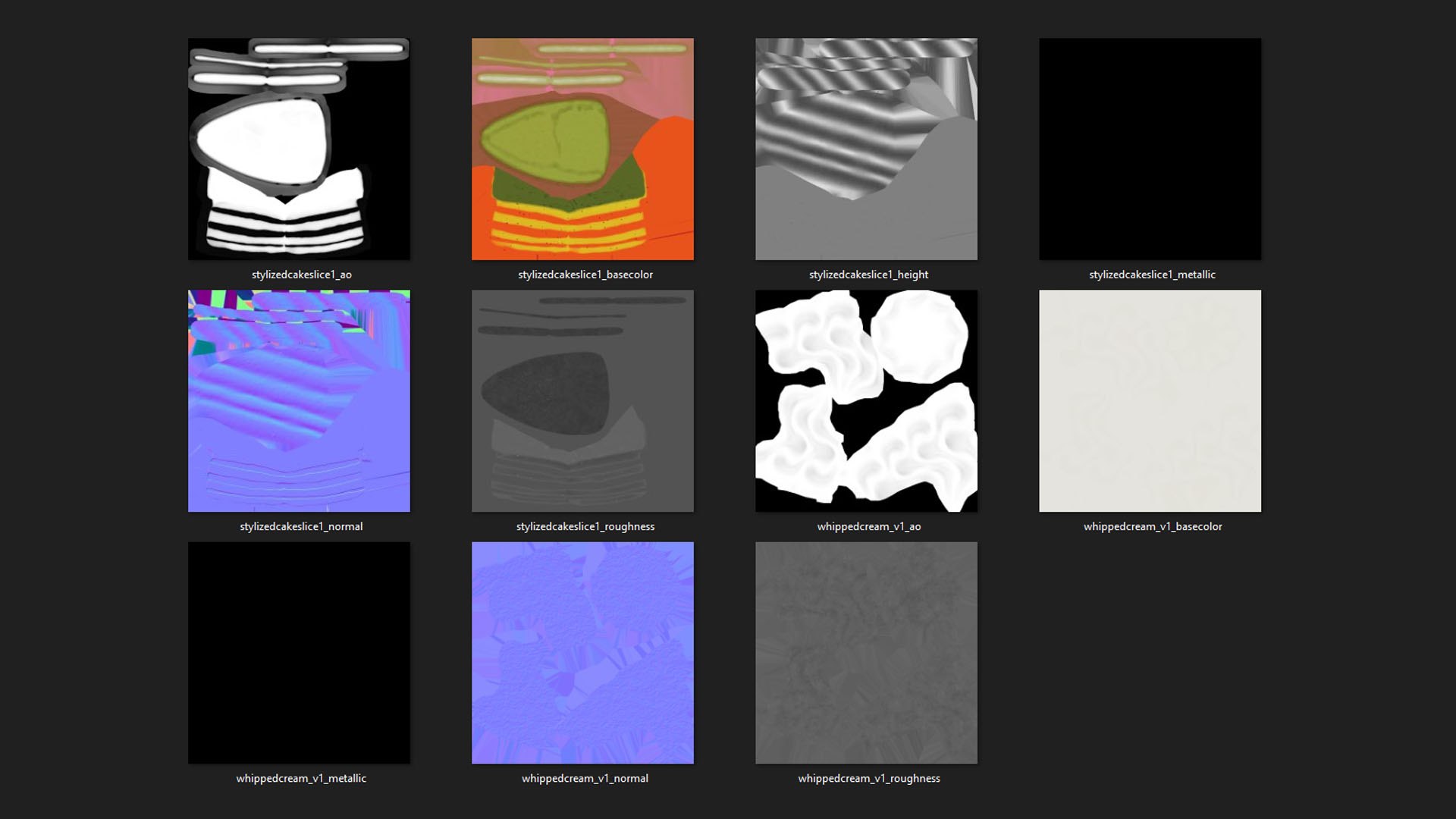 Stylized Cake Slice with Whipped Cream model - TurboSquid 2180531