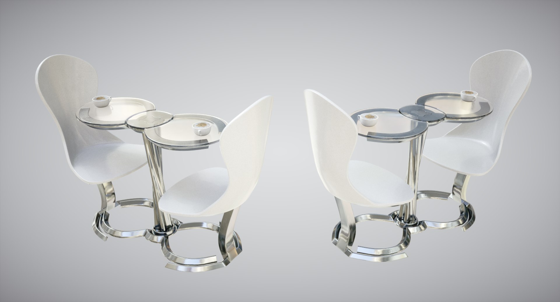 Chair Table Infinity 3D Model - TurboSquid 1279876